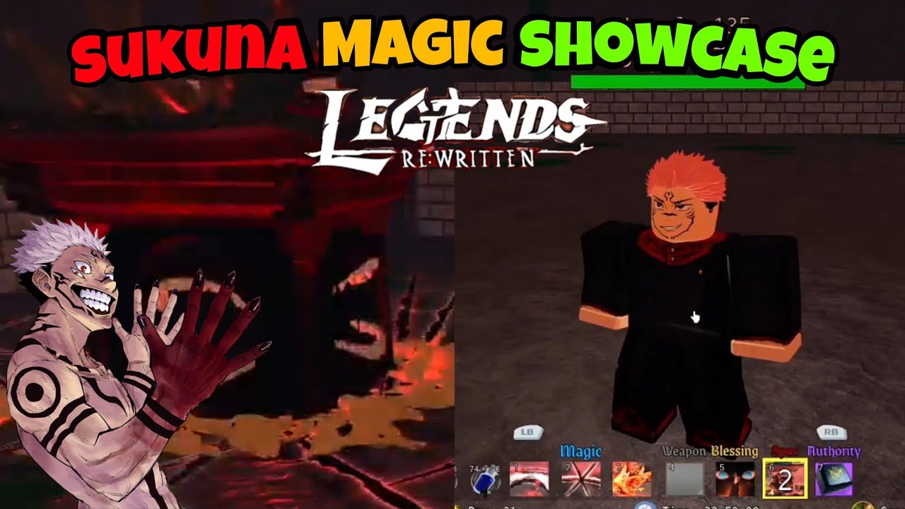 Curse Artifact Showcase / Sukuna Magic | Legends Re:Written - YouTube