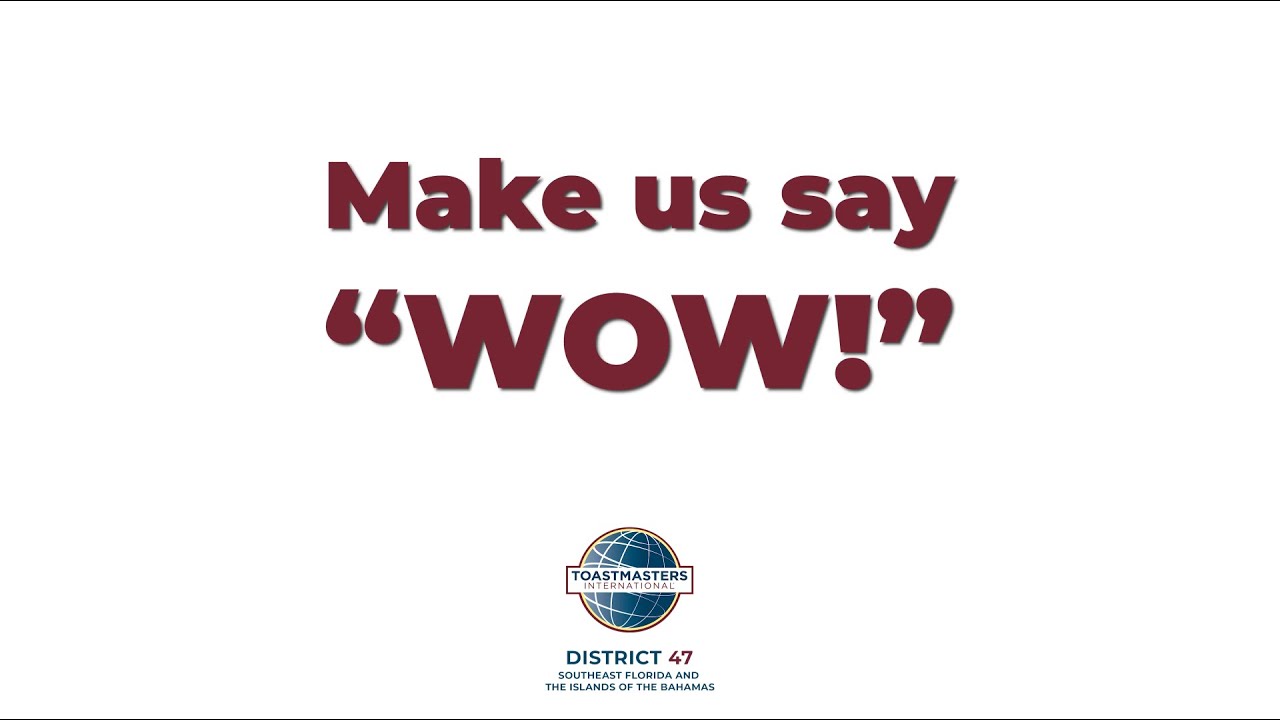 Make Us Say "WOW!" - YouTube