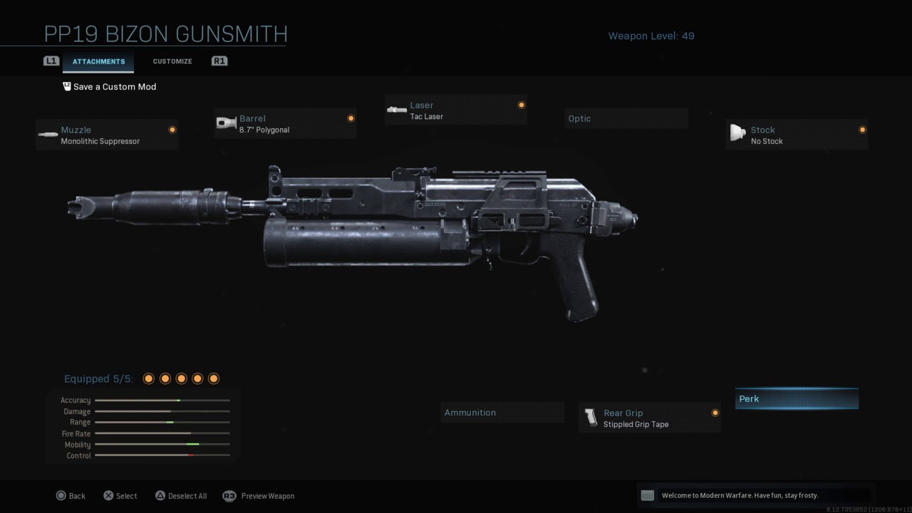 Best Class Setup for PP19 Bizon Modern Warfare - YouTube