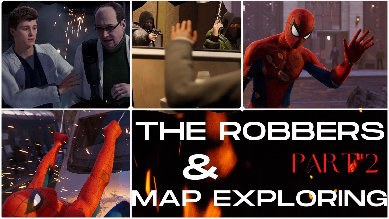 Marvel's Spider Man Remastered: The Robbers/Map exploring! - YouTube