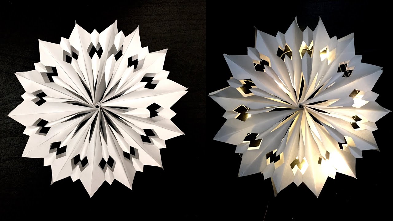 DIY :How To Make Christmas Star (snowflakes) With Paper | Christmas ...