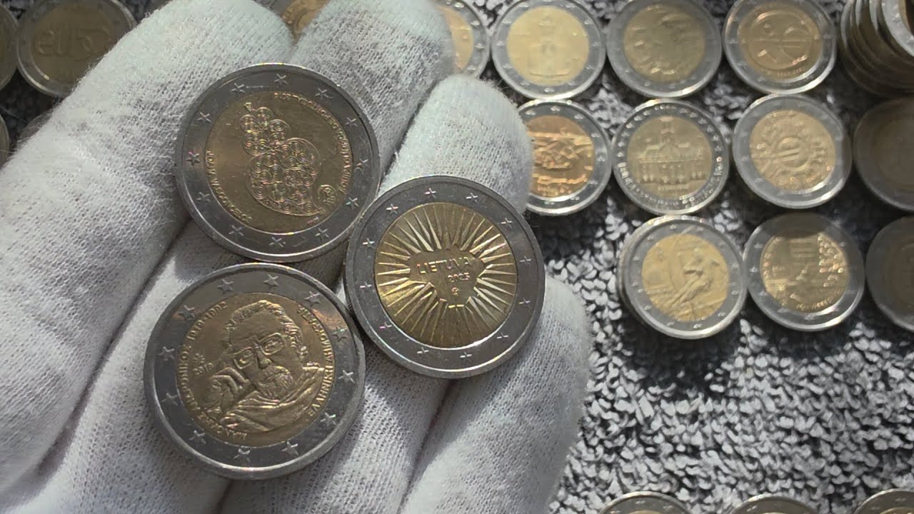 2 euro coin hunt, 1000€ #33. Collectable coins. - YouTube