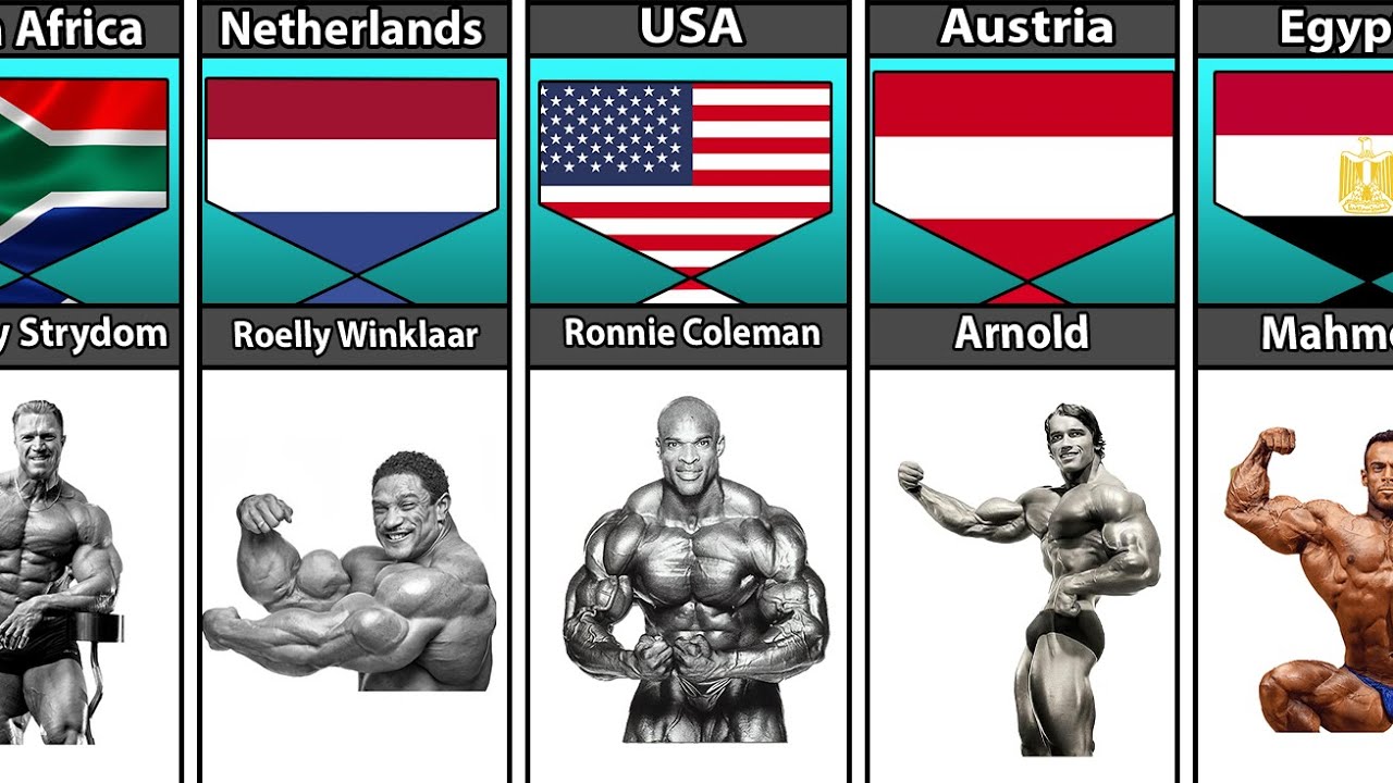 Famous Bodybuilders From Different Countries . - YouTube