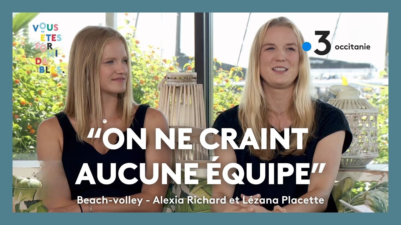 PARIS 2024, beach-volley - Alexia Richard et Lézana Placette sur les ...