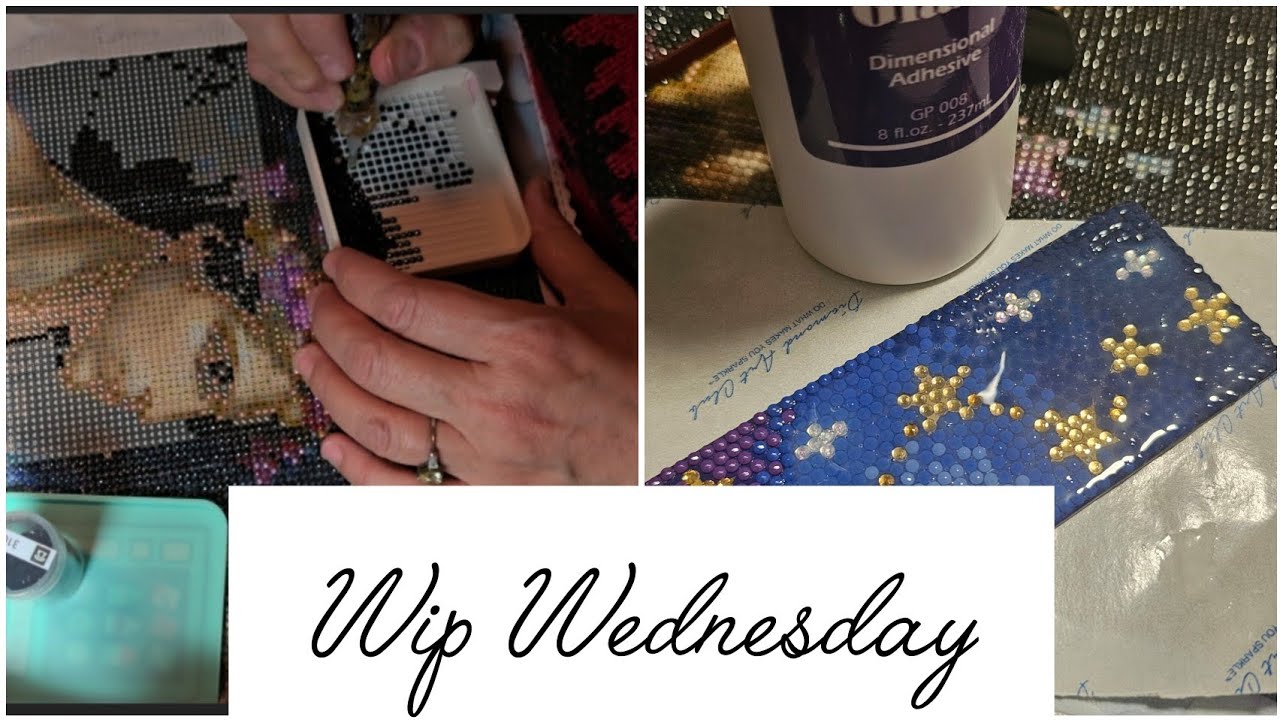 WIP Wednesday: Angel 130 | Make Market Bookmarks | Diamond Painting ...