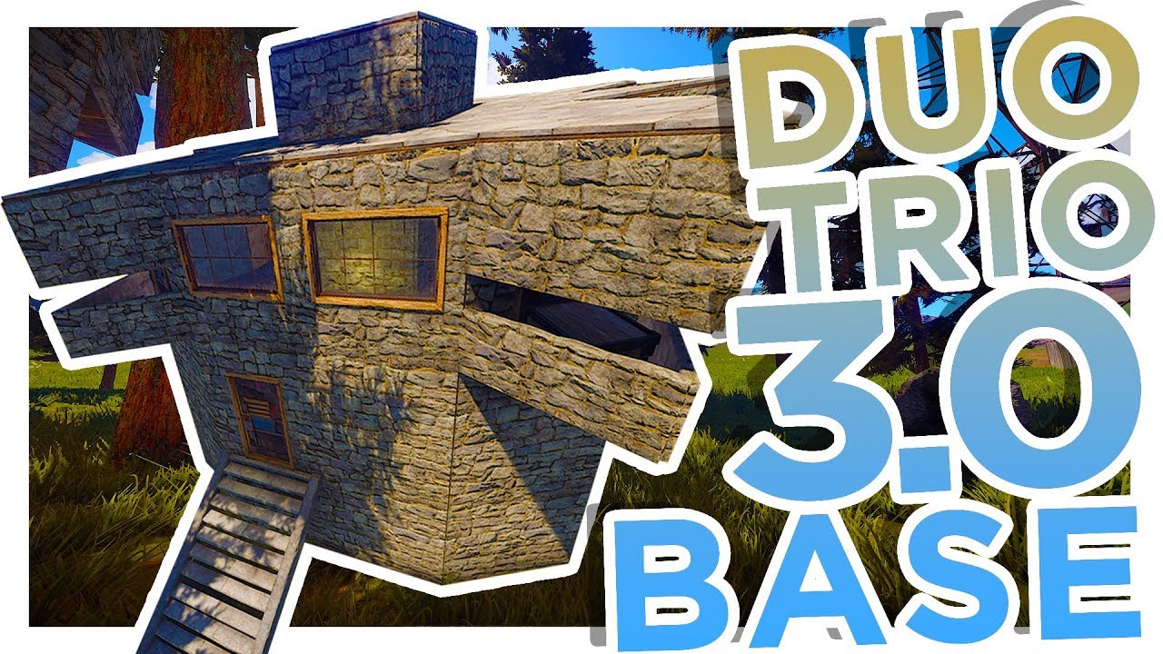 RUST | STRONG Building 3.0 CHEAP Solo/Duo/Trio BASE - YouTube