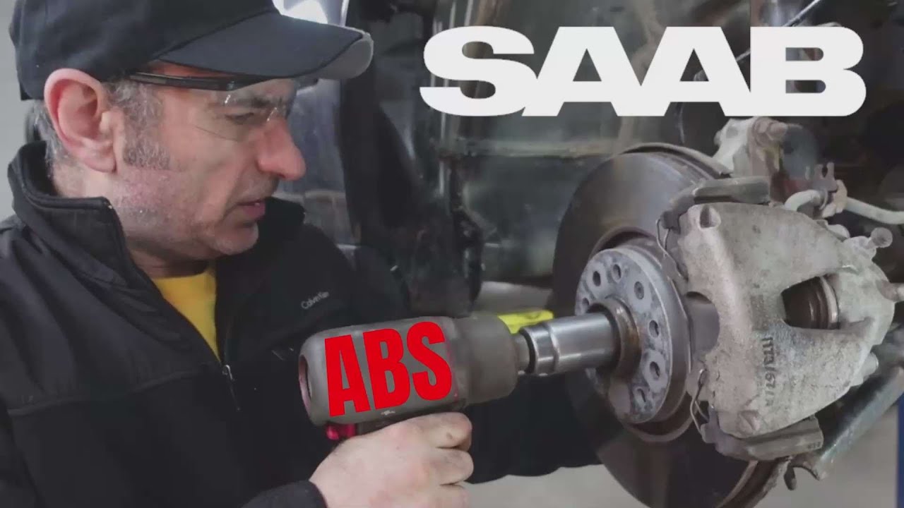 How to Replace Front Right ABS Ring (Fault Code C1376) SAAB 9-5 1999-2009 (Part 2) - YouTube