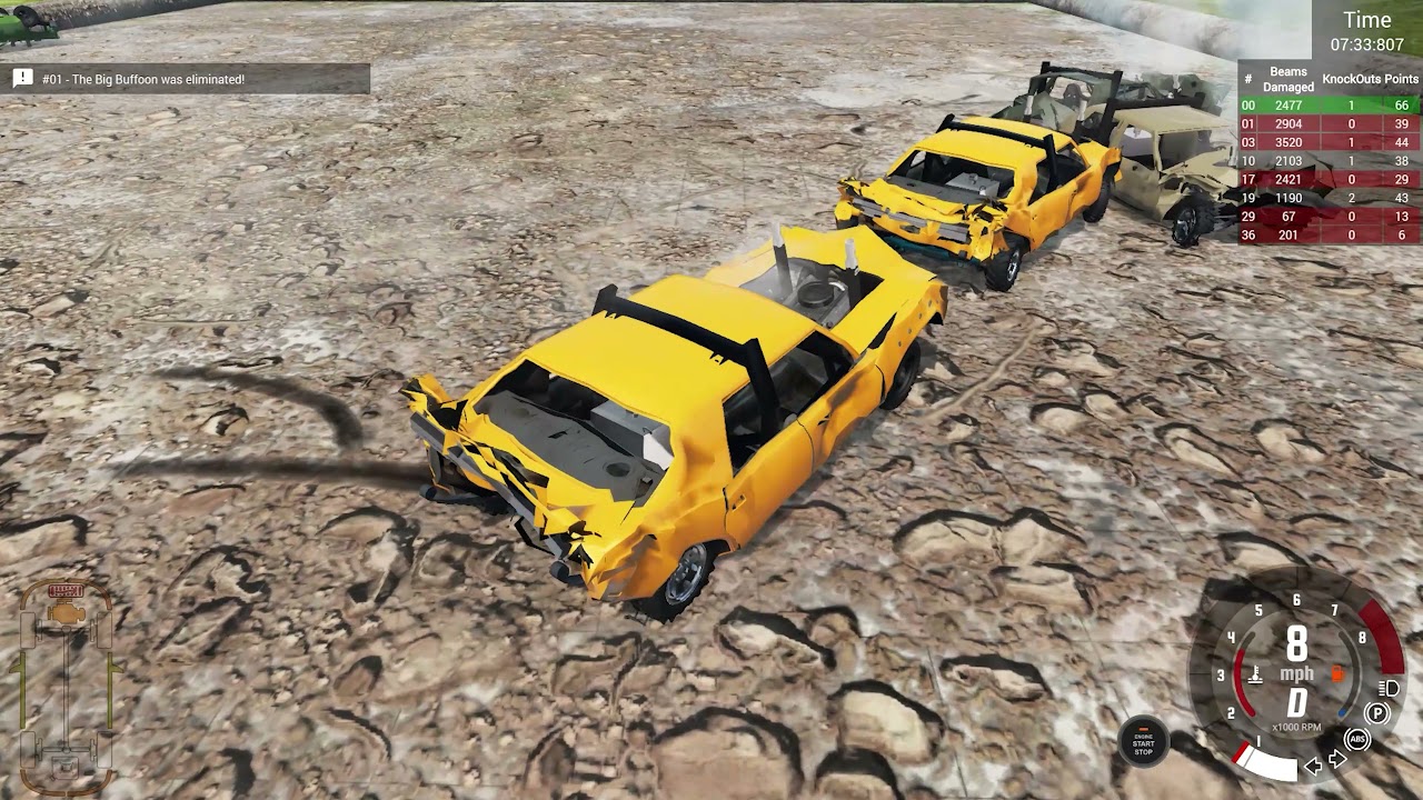 Ai Derby Event - 3 heats and Feature - BeamNG Drive Demolition Derby ...