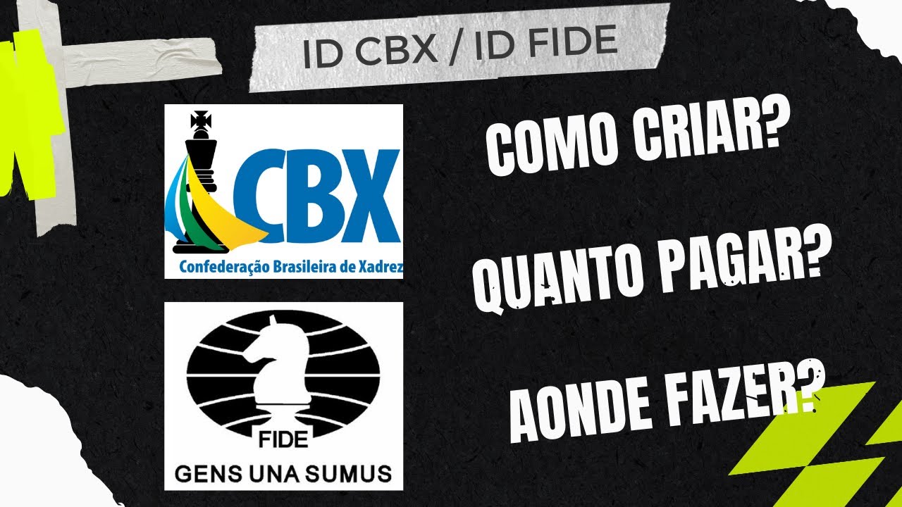 [GUIA PRÁTICO] ID CBX / ID FIDE - Como Criar? (Atualizado 2025) - YouTube