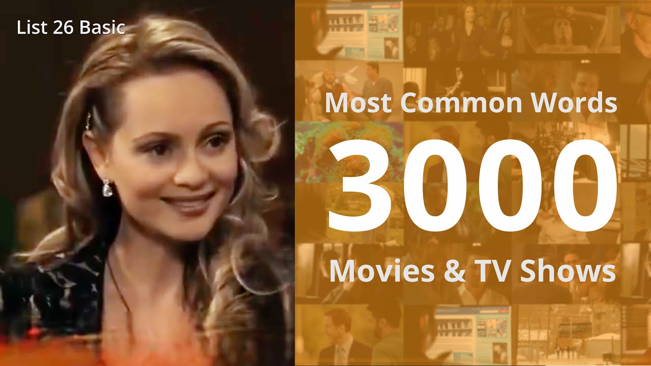 List 26 Basic | Most Common English Words 3000 | Daily Spoken Phrases ...