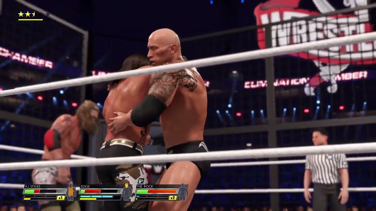 ROMAN VS CENA VS STYLES VS EDGE VS ROCK VS LESNER FOR THE [RED ...