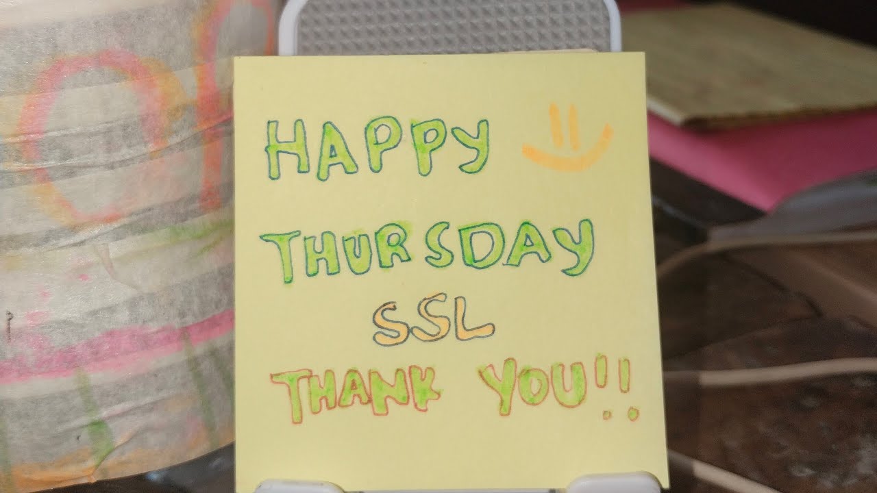 Happy Thursday! Update ️ - YouTube