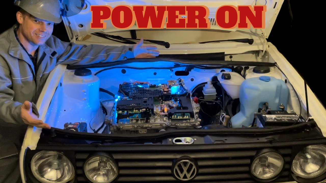 Battery wiring, troubleshooting, first start!! Ev conversion. Vw golf ...