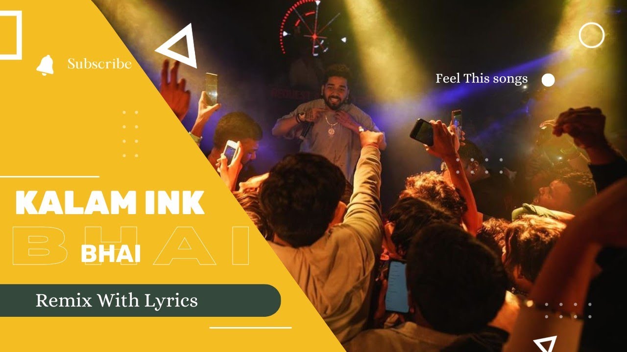 KALAM INK - BHAI LYRICS VIDEO - YouTube