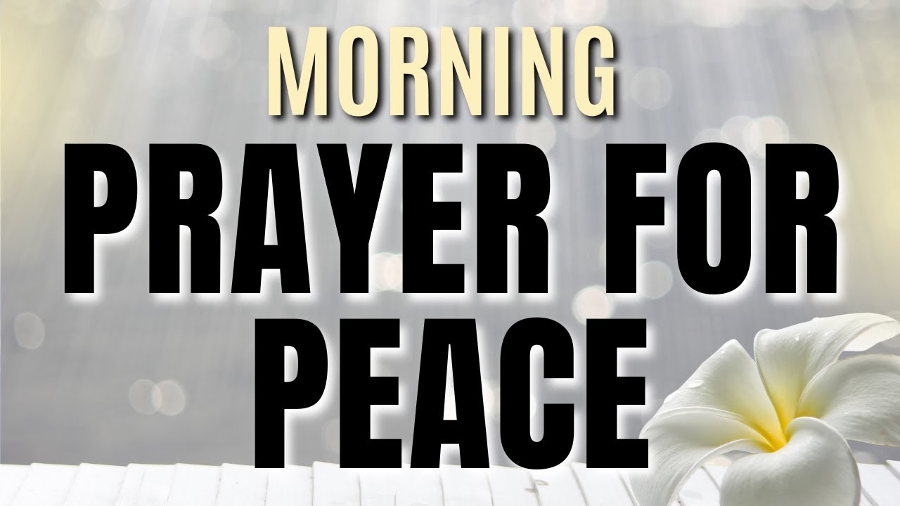 Morning Prayer For Peace | Start Your Day With God | Daily Jesus ...