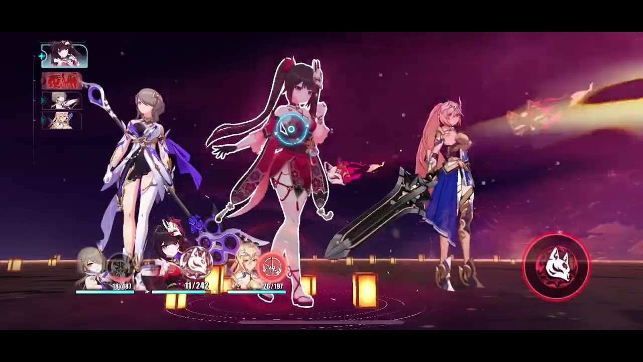 Honkai Impact 3 Sparkle, Durandal and Rita vs Exalted M Arena Argent ...