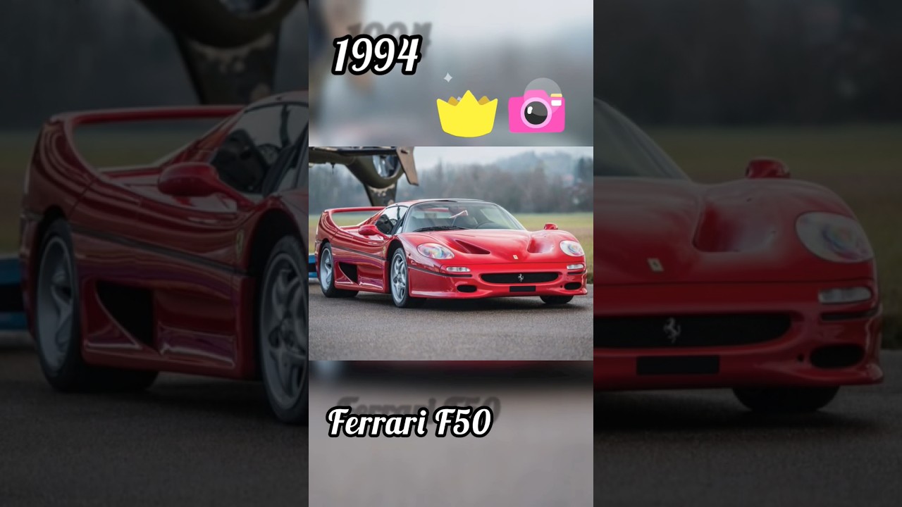 Ferrari F50 old car model 1990 to 1998 #shorts #viral - YouTube