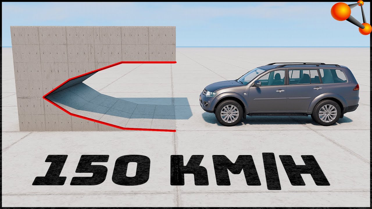 REVERSE WEDGE vs SUV CARS! 100 Km/H CRASH TEST! - BeamNg Drive - YouTube