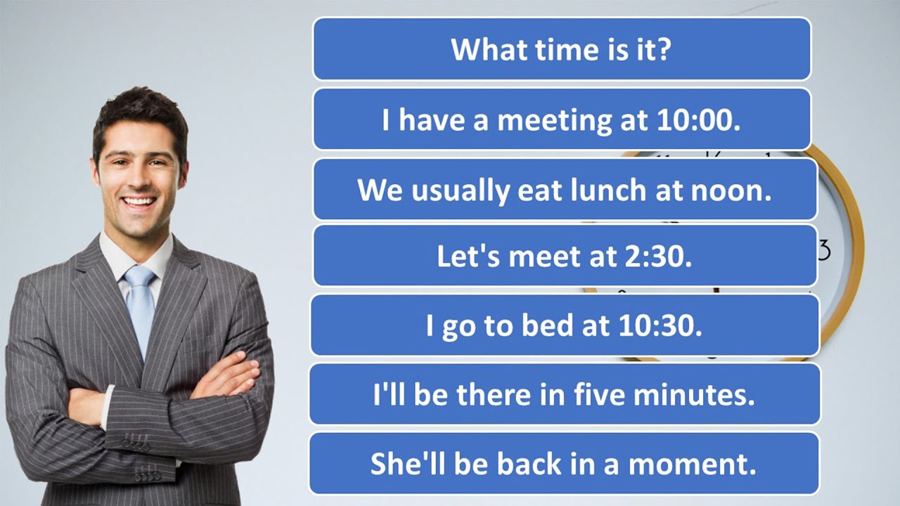 100 useful English sentences about time and timing for daily English ...