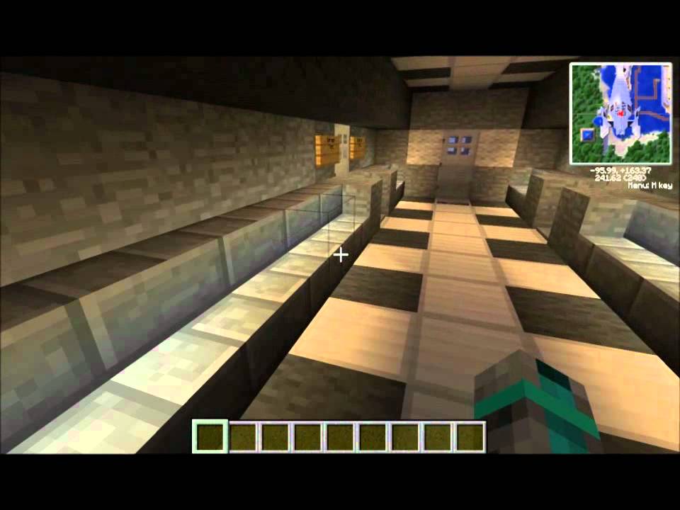 Amazing Minecraft Spaceship The Wasp Simple Tour - YouTube