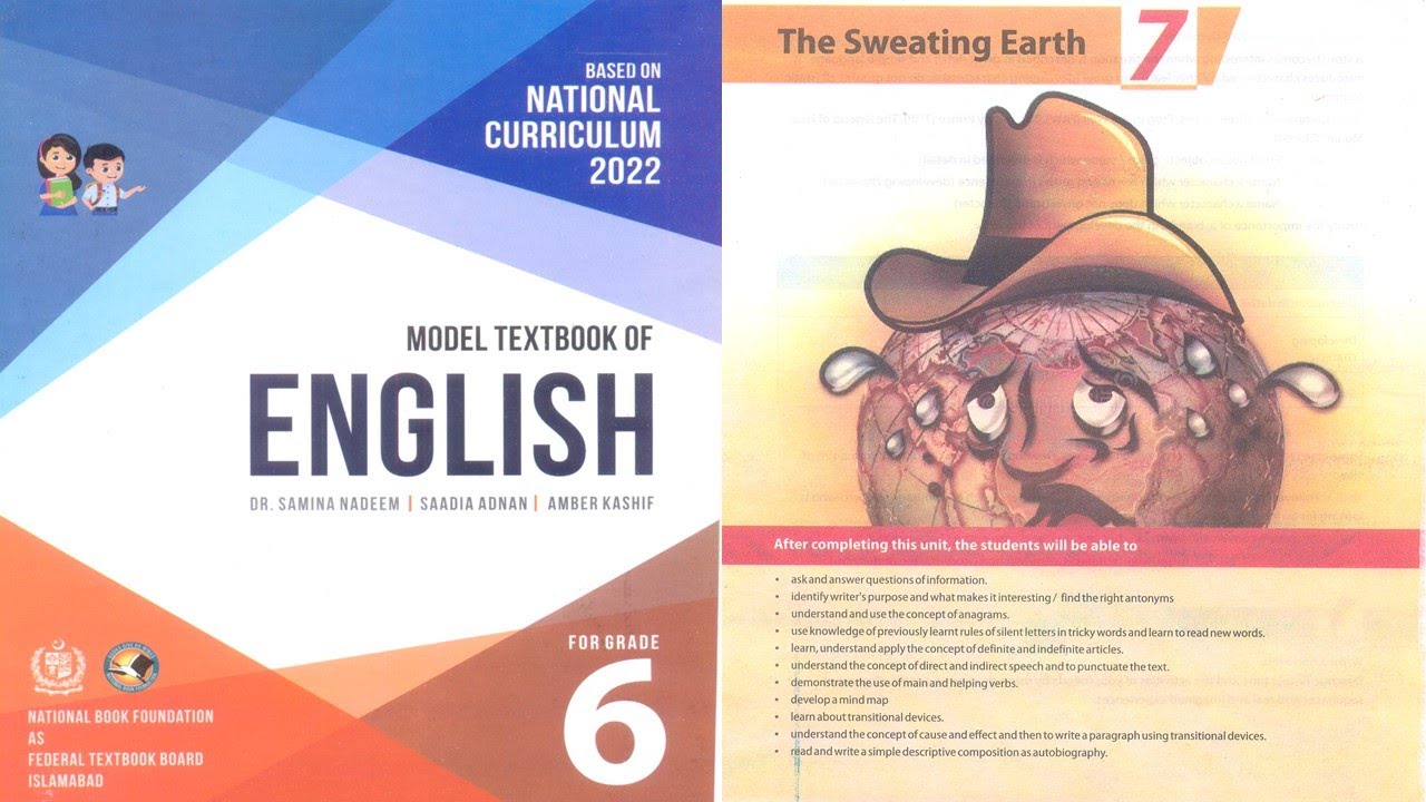 FBISE. Federal Board English Class 6 Chapter7. The sweating Earth Page ...