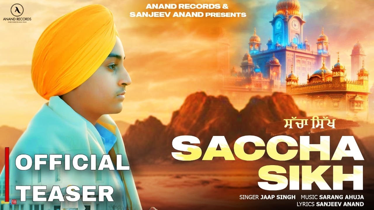SACCHA SIKH ( TEASER ) | JAAP SINGH | LASTEST PUNJABI SONG 2025 | SIKH ...