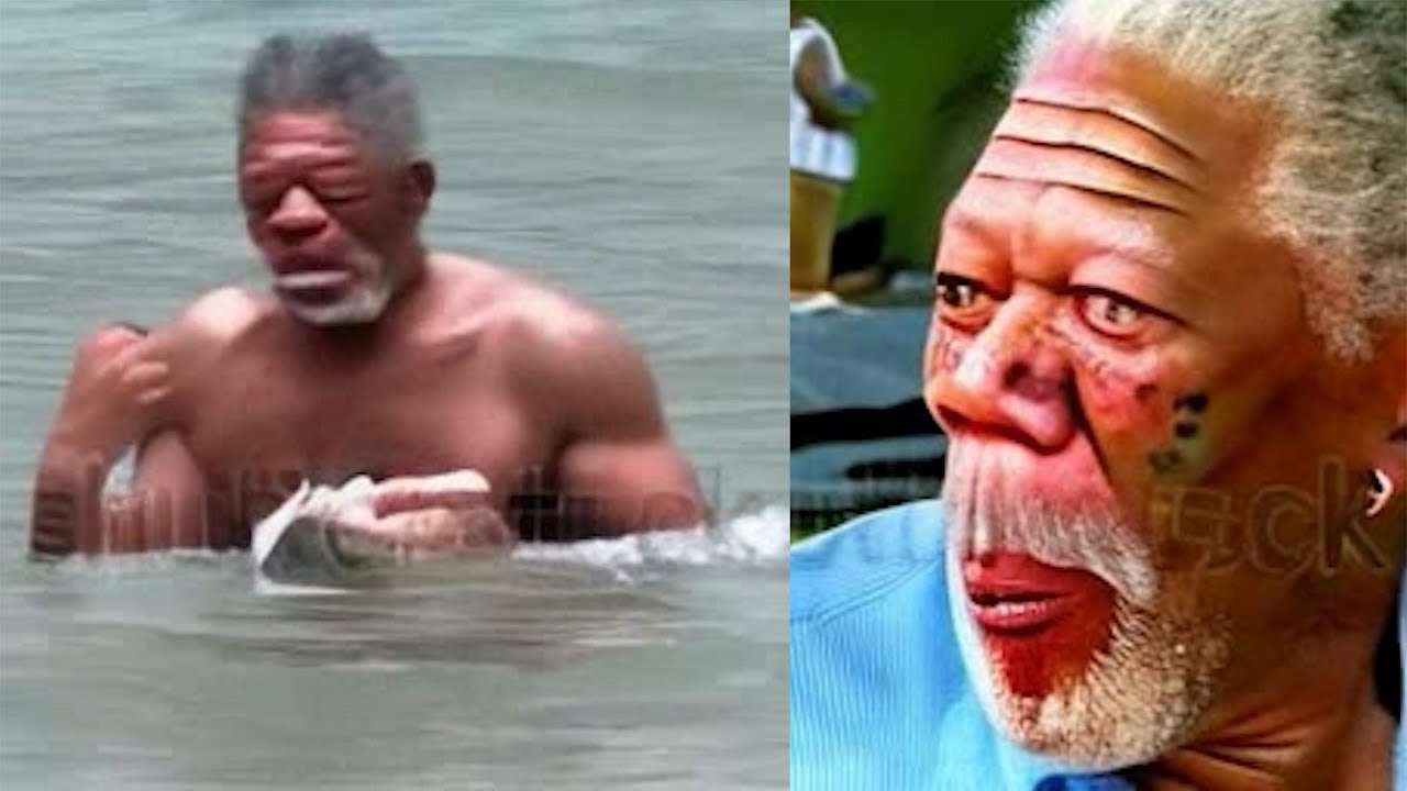 Morgan Freeman eats Sharks - YouTube