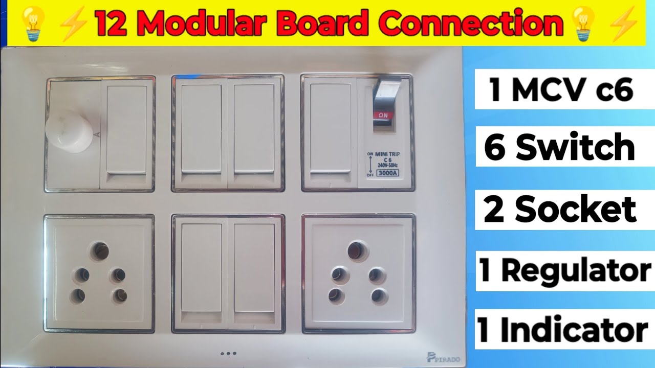 12 Modular Board Wiring | Master 12 Modular Board Wiring Easy Step-by ...