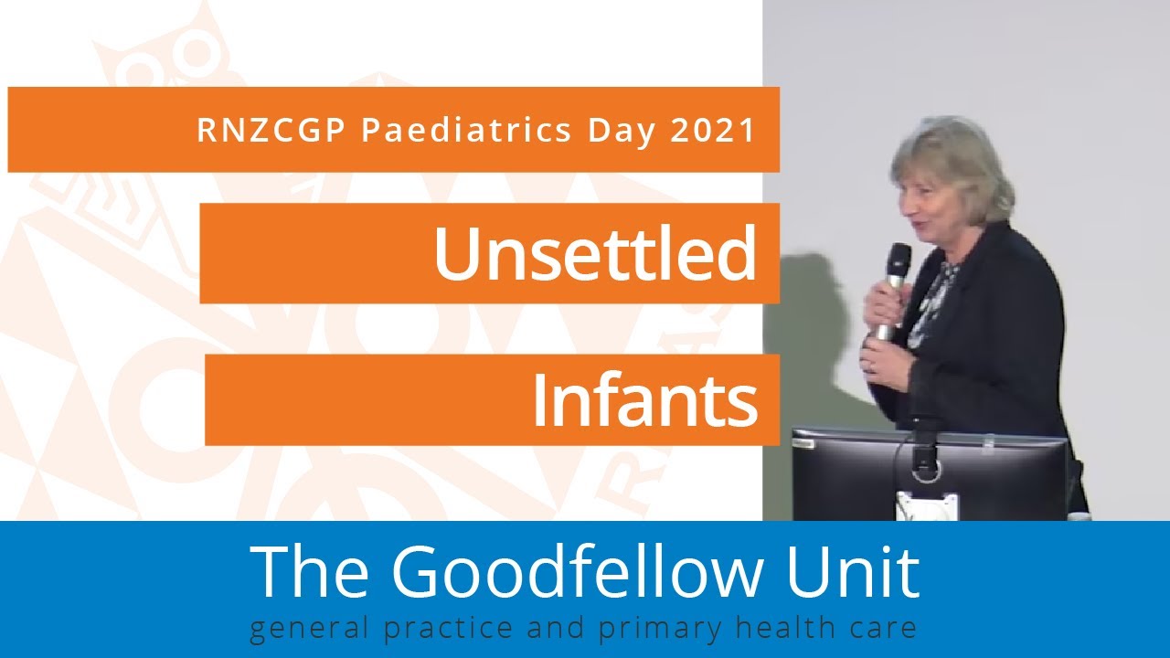 Unsettled Infants - RNZCGP Paediatrics day 2021 - YouTube
