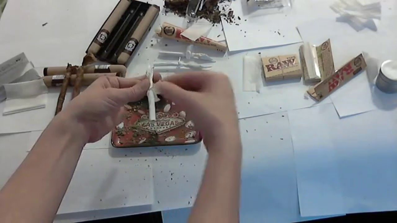 A how to on rolling a Tulip Joint Rolling 101 Roll like a Girl - YouTube