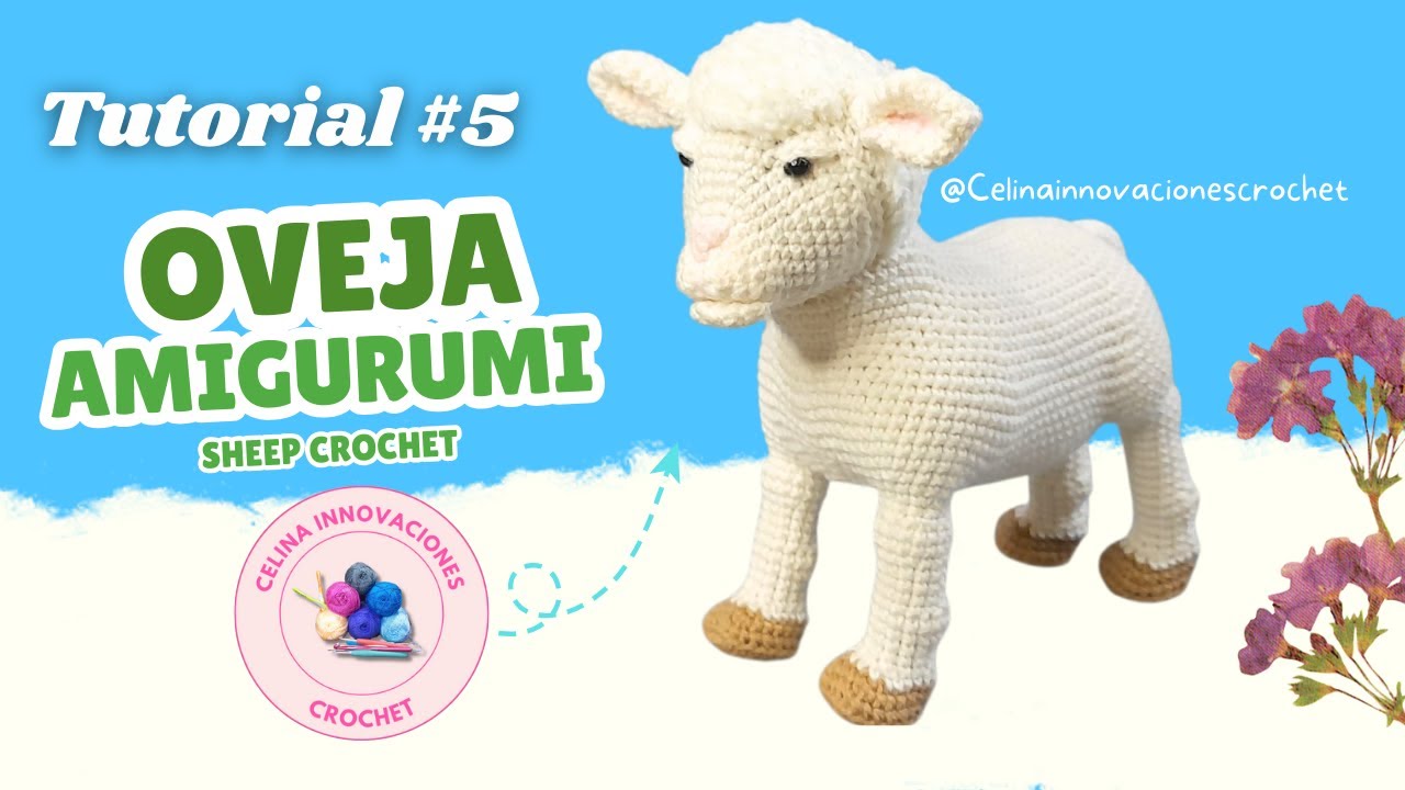 Oveja a crochet | Tutorial 5 Patitas de linda oveja amigurumi por ...