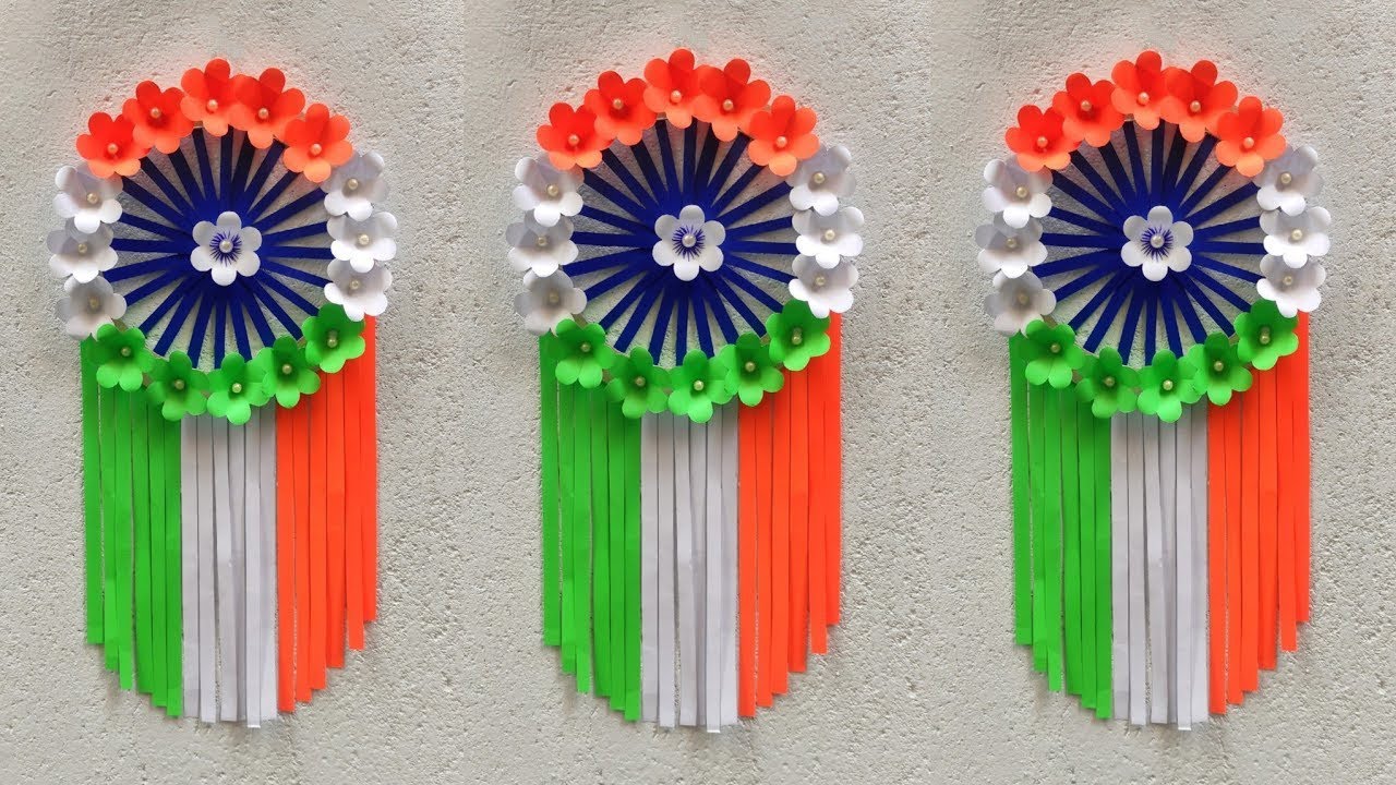independence day special wall hanging || tricolour wall hanging ...