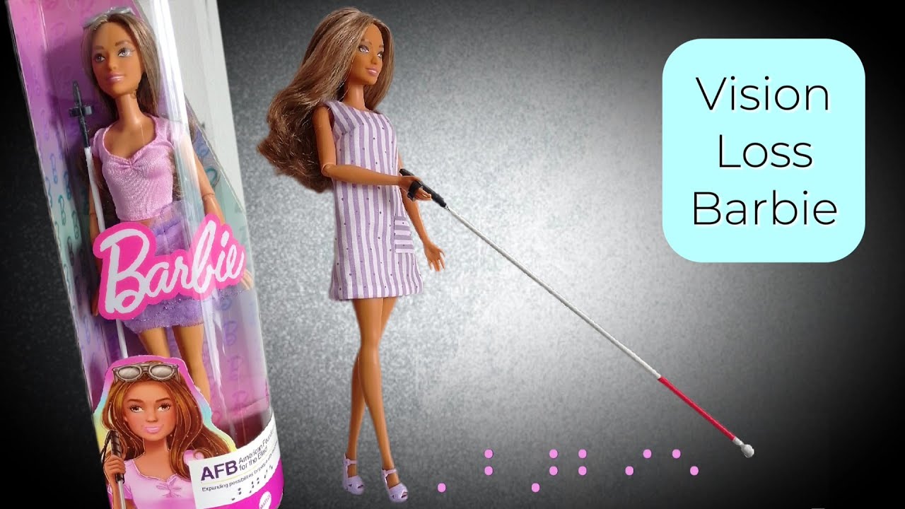 Unboxing Vision Loss Barbie Fashionista 228 #BlindBarbie - YouTube