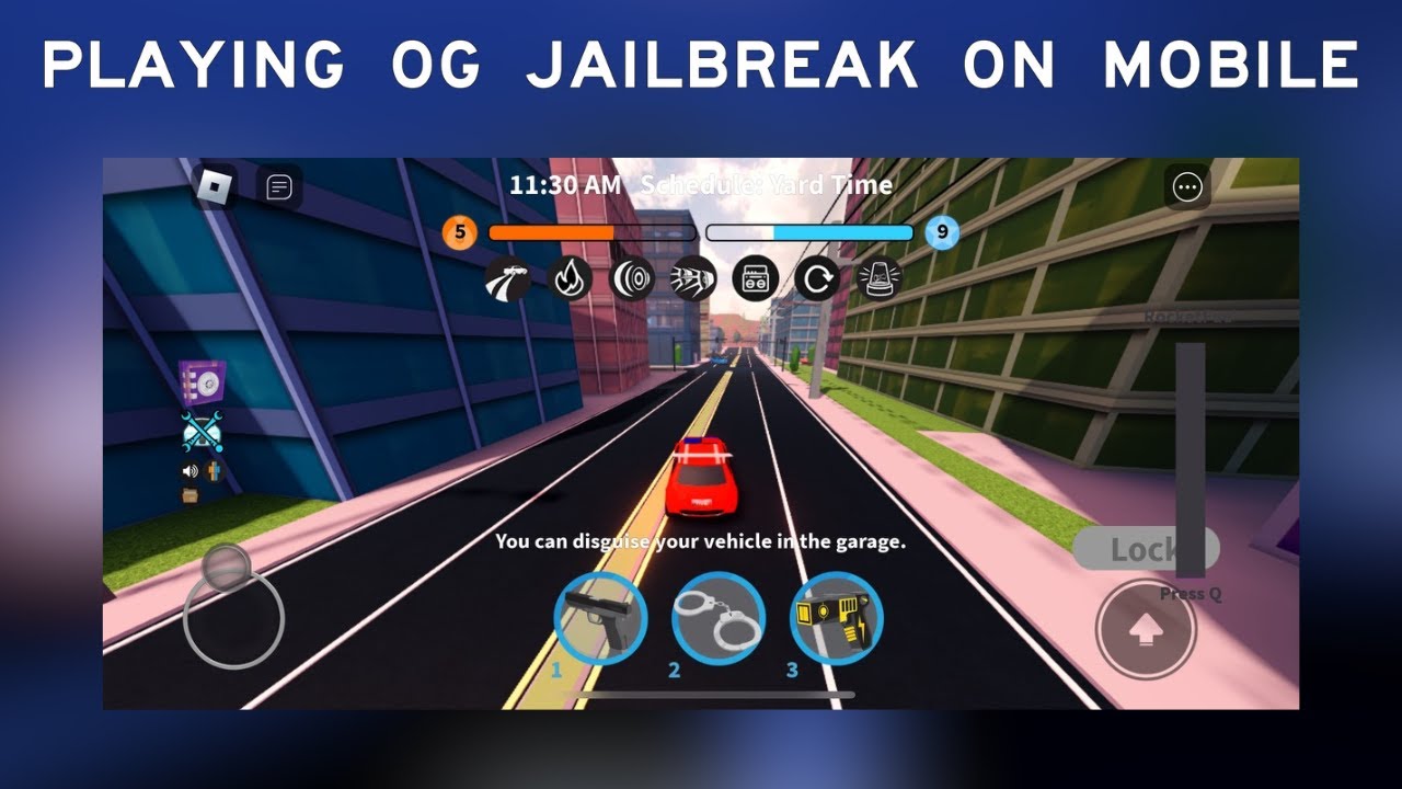 Playing OG Jailbreak on Mobile | Roblox Mobile Gameplay - YouTube