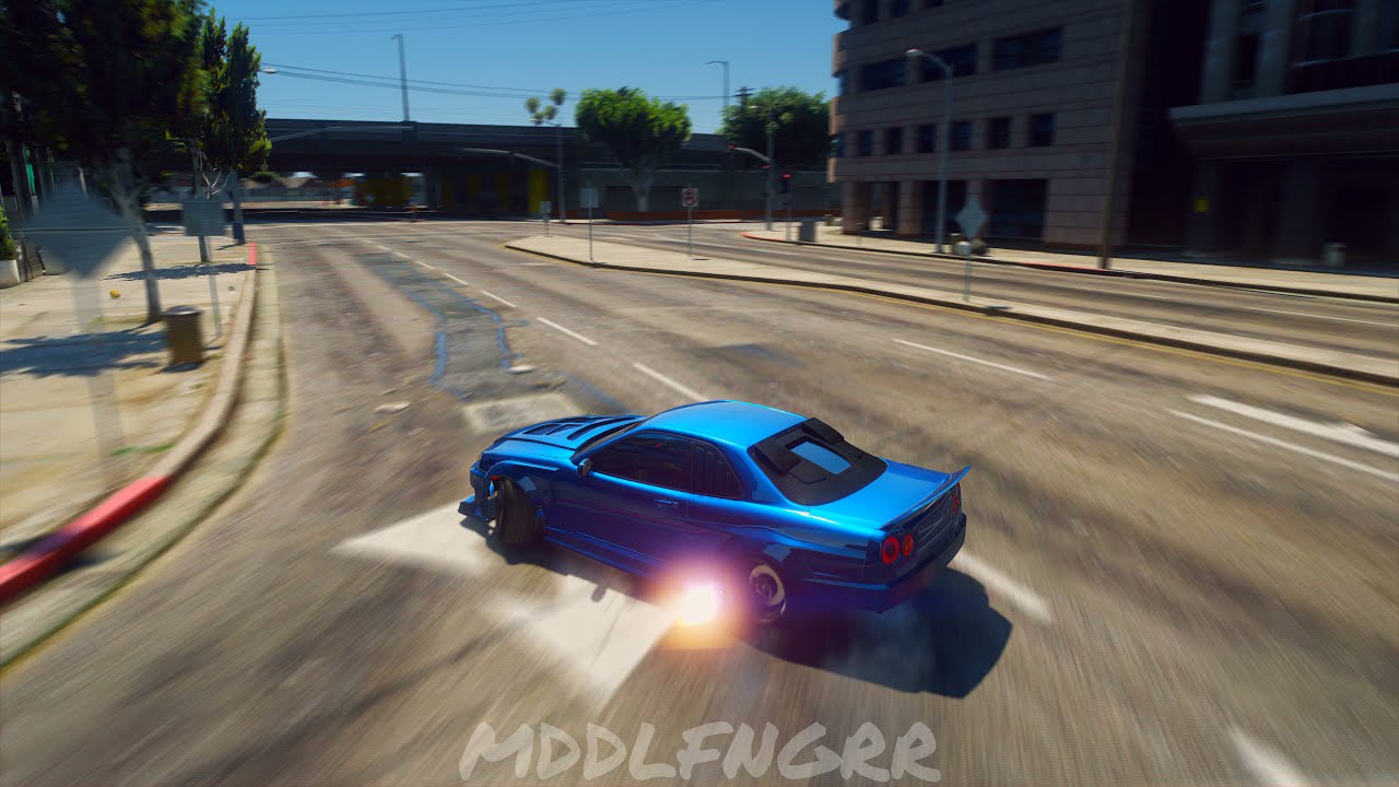 NISSAN R34 FD | GTA V DRIFT | FiveM - YouTube