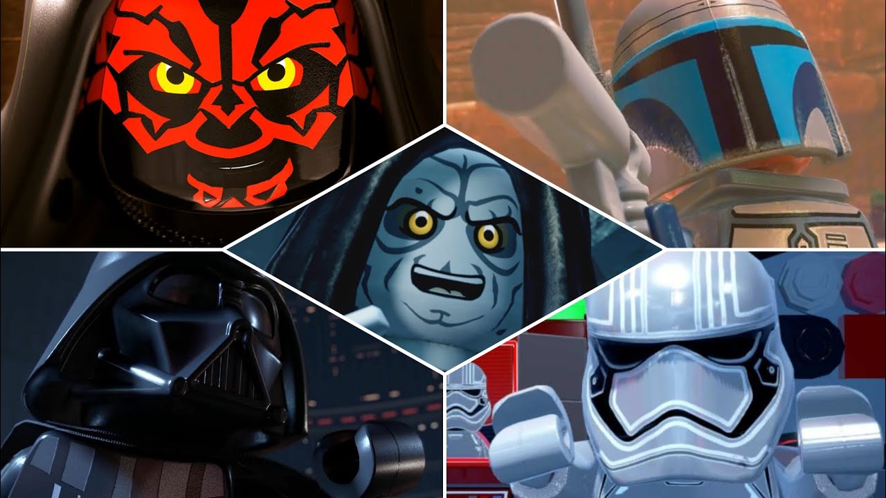 LEGO Star Wars: The Skywalker Saga - All Bosses & Endings - YouTube