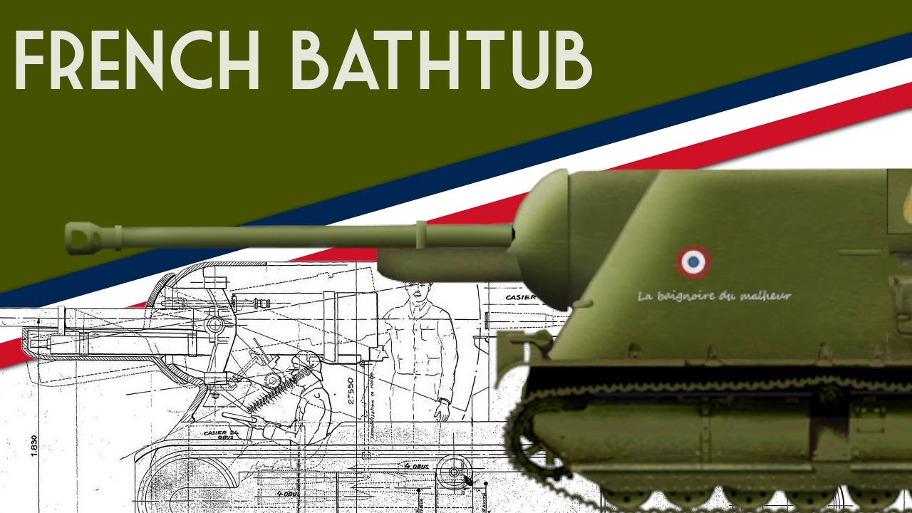 French Bathtub | CdC AMX S35 Tank Destroyer - YouTube