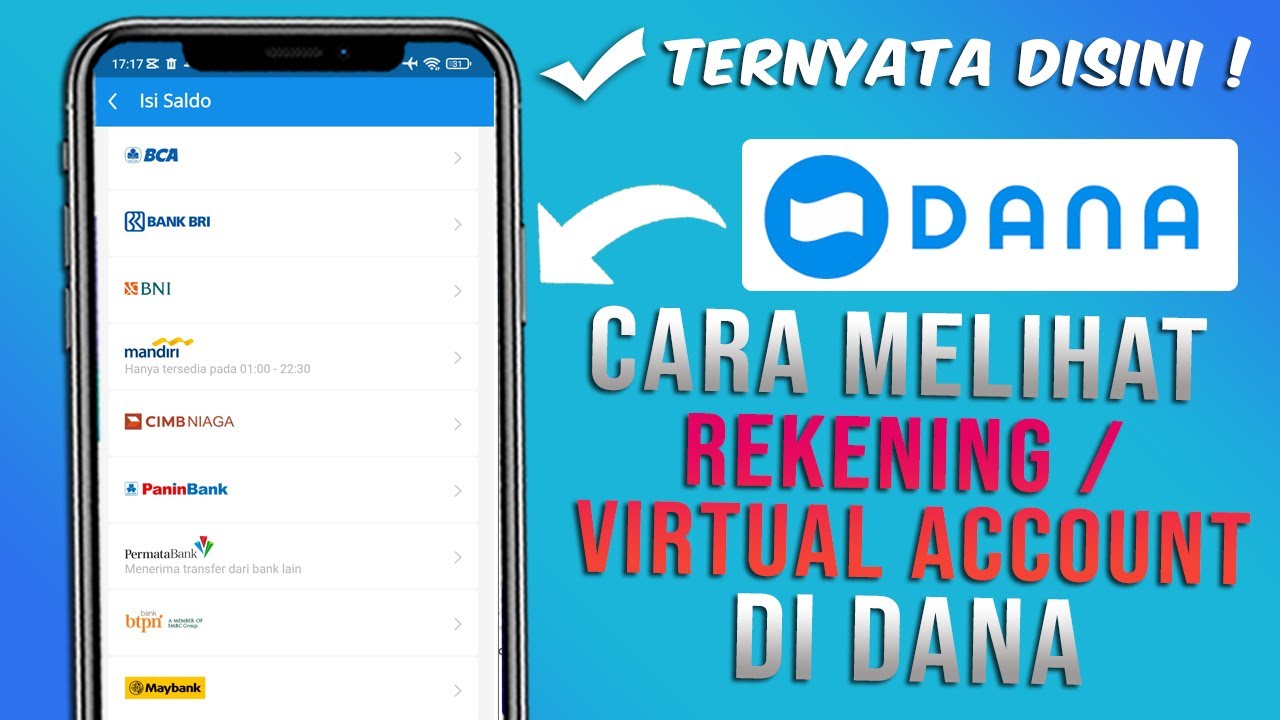 Cara Melihat Rekening DANA - YouTube