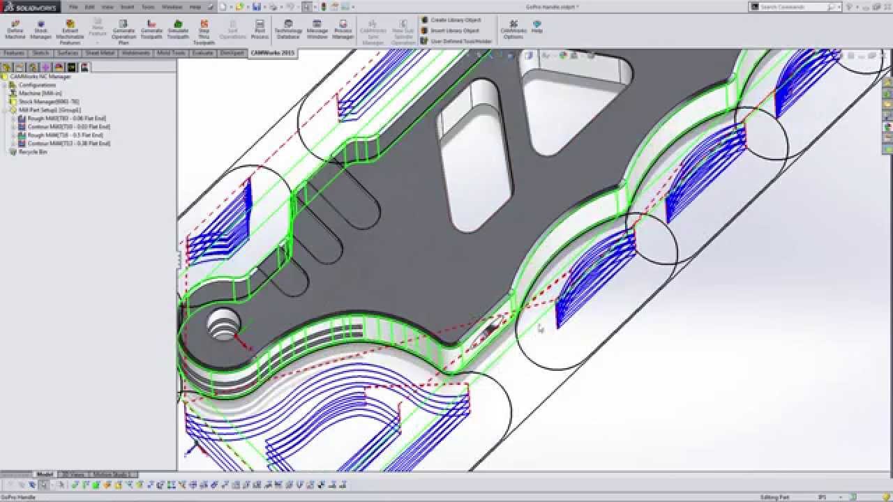 CAMWorks - Air Segment Offset - YouTube