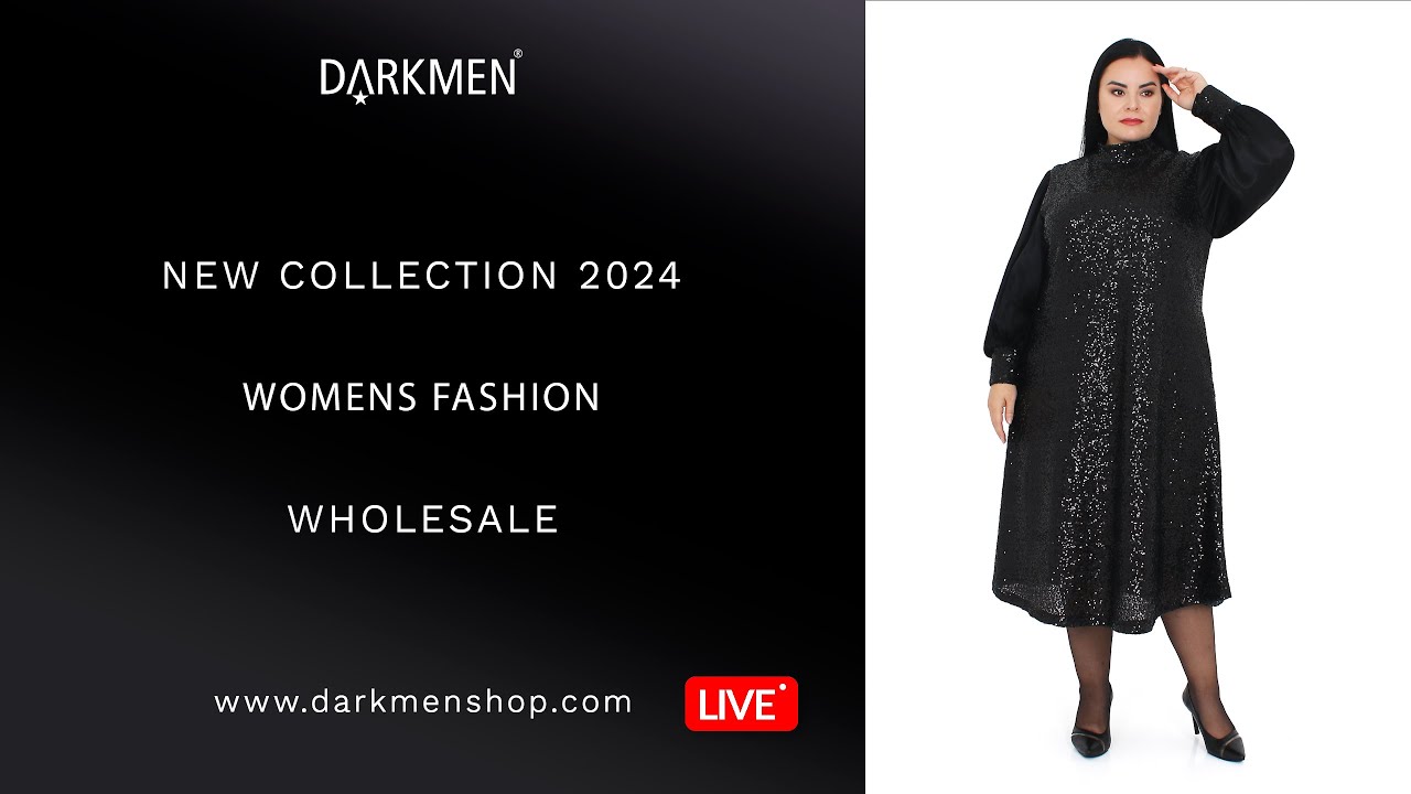 DARKMEN - Live broadcast. Women's Fashion / Показ прямого эфира. Женской одежды больших размеров ...