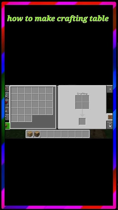 how to make crafting table | minecraft | minecraft shorts | shorts | # ...
