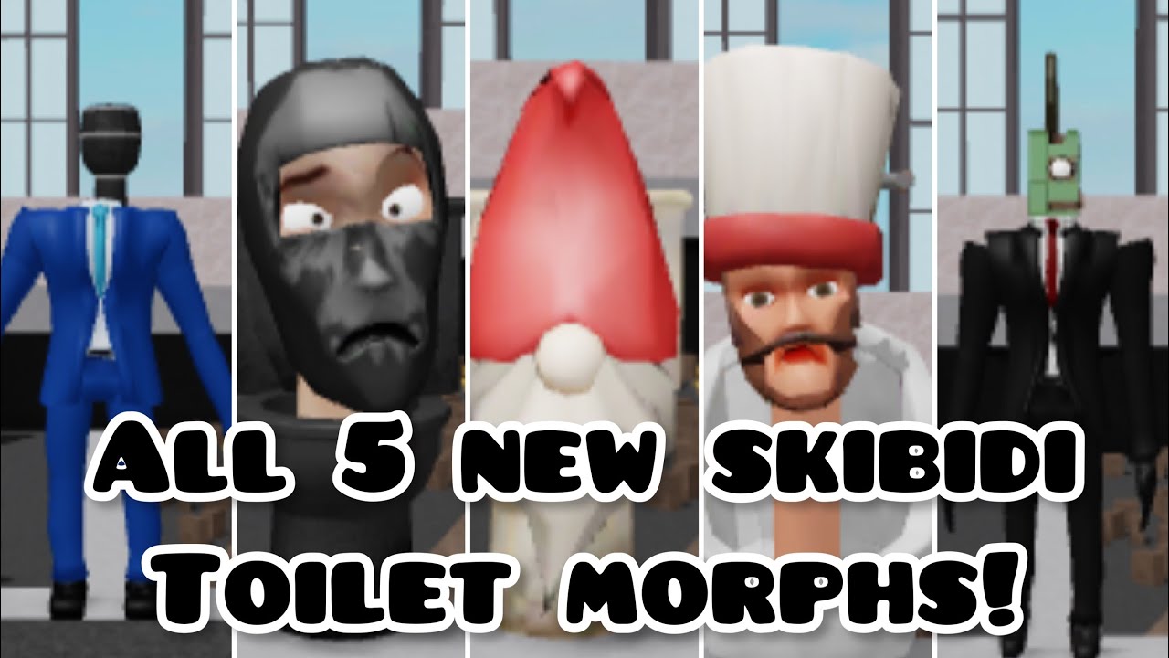 [👣NEW] How To Get ALL 5 New Skibidi Toilet Morphs In “Skibi Toilet Morphs” | Roblox # ...