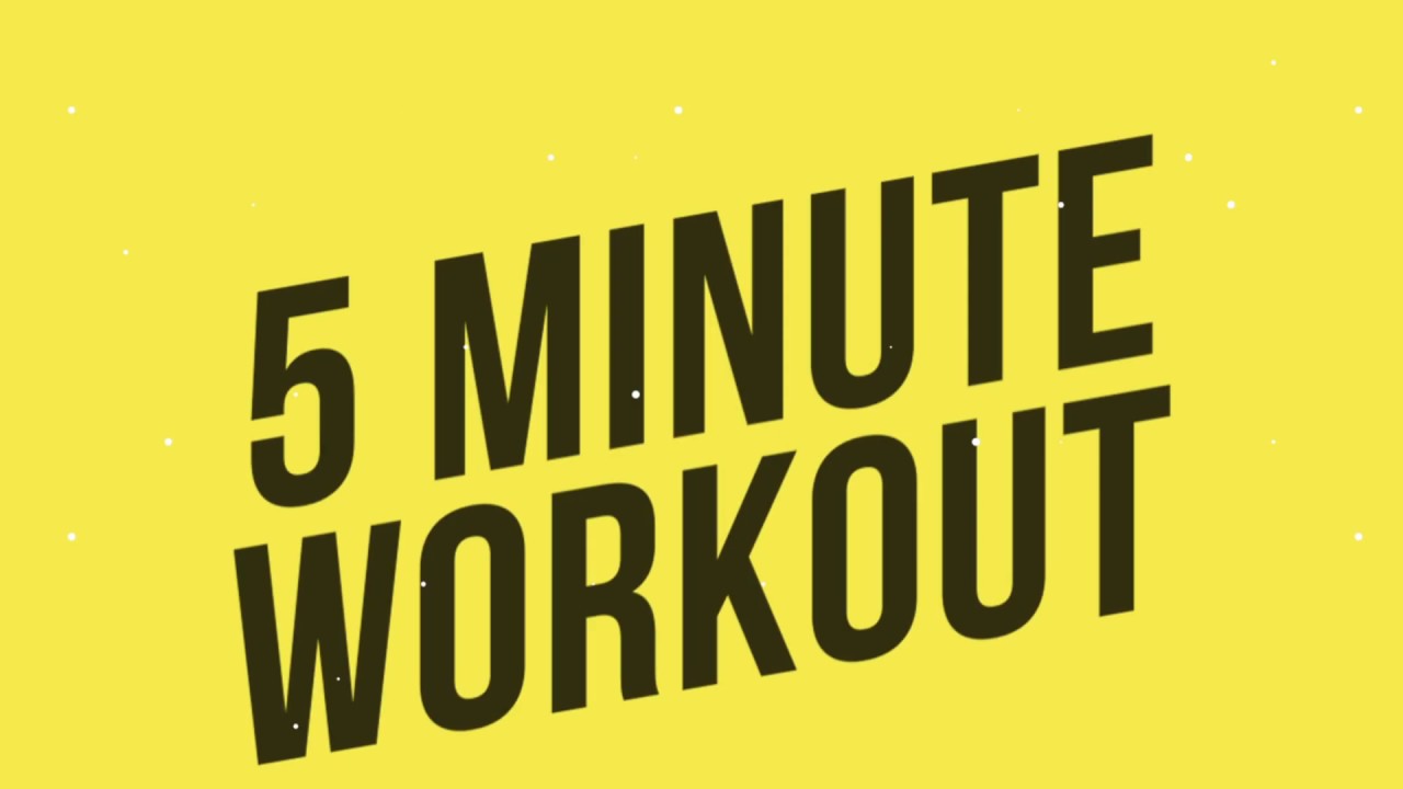 5 Minute Workout #5 - YouTube