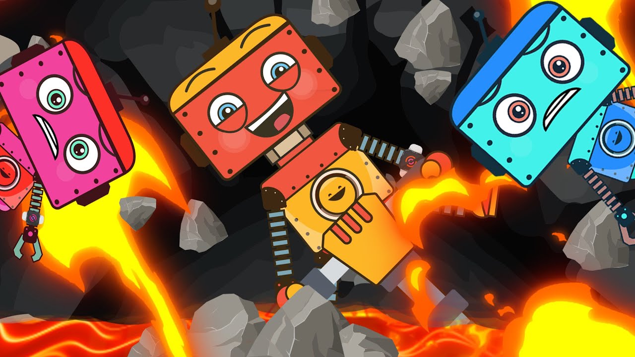 ⛏️ Digging to Earth's Core! Fossils, Lava & Adventure | Rusty's World ...