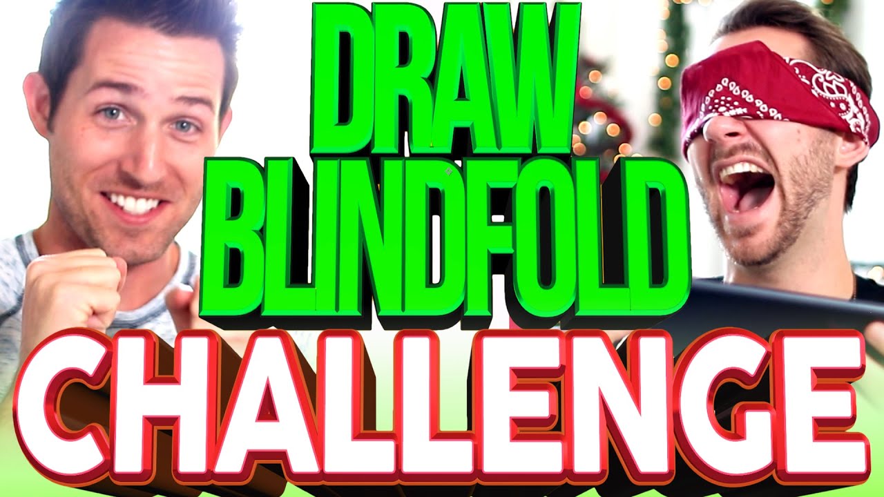 DRAW BLINDFOLD CHALLENGE | JoshuaDTV - YouTube