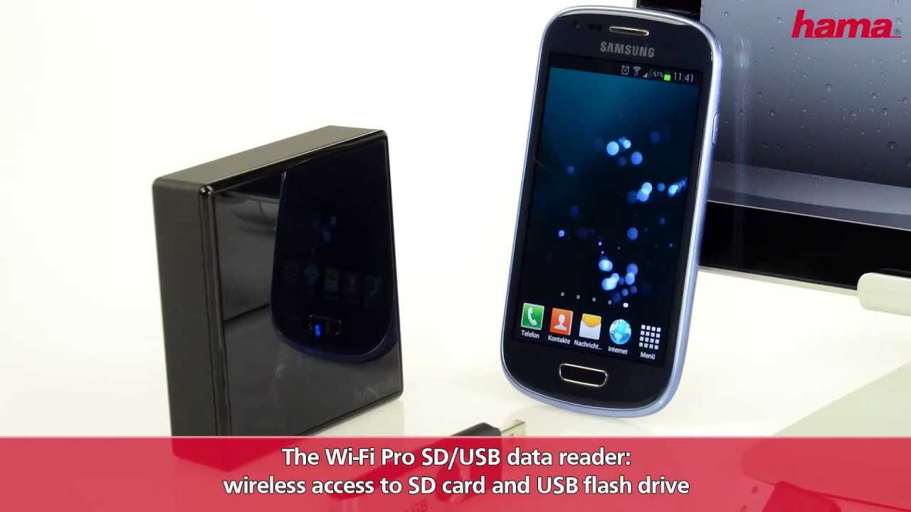 Hama "Pro" Wi-Fi Data Reader - YouTube