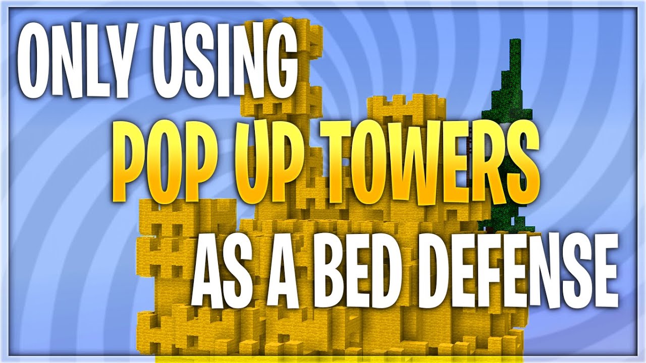 Only using Pop Up Towers to Defend our Bed - YouTube