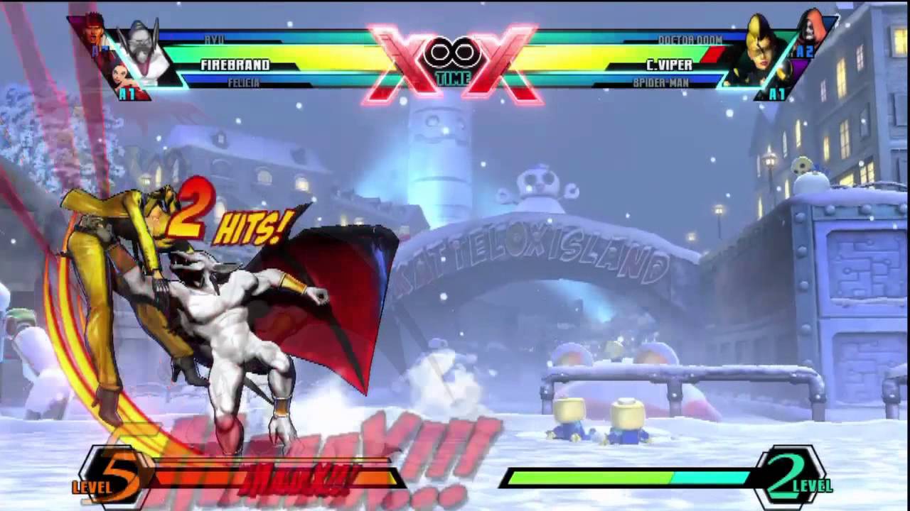 Ultimate Marvel Vs Capcom 3 Firebrand Hyper Combos HD - YouTube