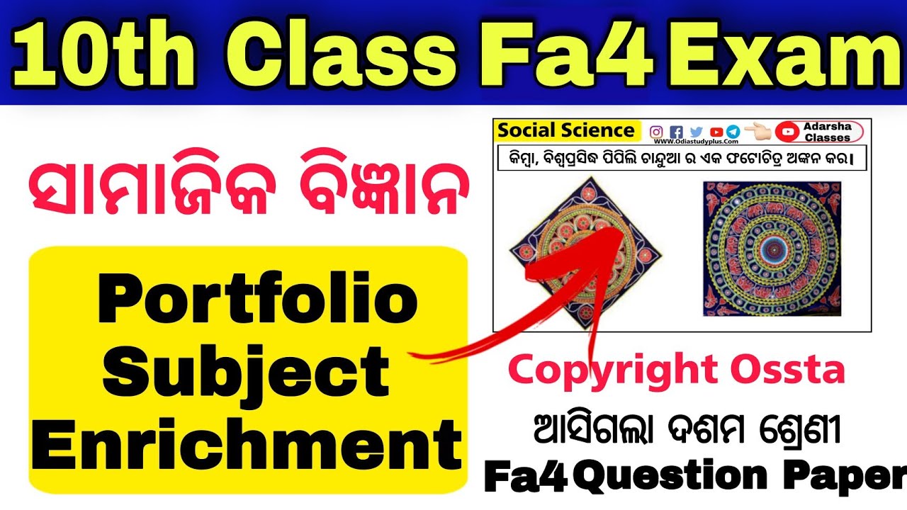 10th class fa4 portfolio 2022-23 / fa4 portfolio class 10 / social ...