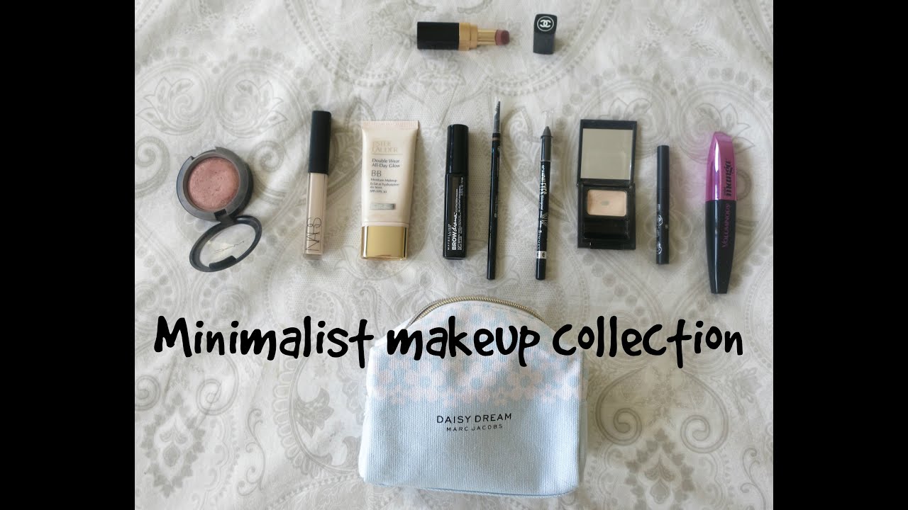 Minimalist makeup collection - YouTube